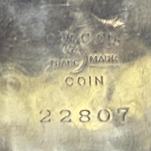 Waltham Pocket Watch: Serial Number 6061128 (Grade No. 60)
