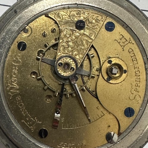 Illinois Pocket Watch: Serial Number 530850 (Grade 1)