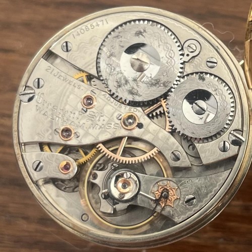 Waltham Pocket Watch: Serial Number 14134108 (Grade Crescent St.)