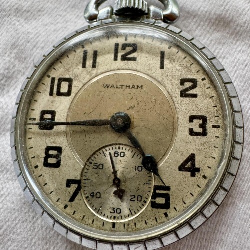 Waltham Pocket Watch: Serial Number 28898548 (Grade No. 1621)