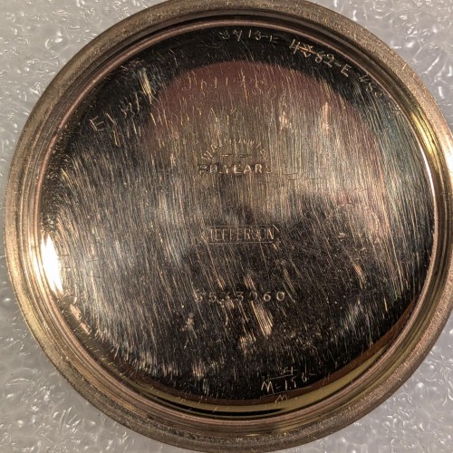 Elgin Pocket Watch: Serial Number 22060355 (Grade 315)