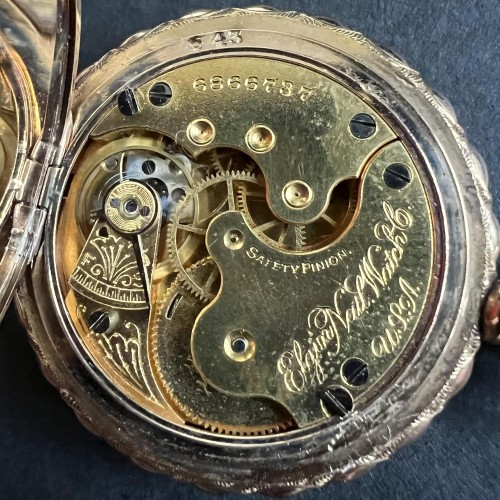 Elgin Pocket Watch: Serial Number 6868235 (Grade 109)