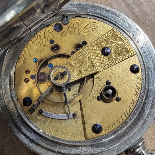 Waltham Pocket Watch: Serial Number 688295 (Grade P.S. Bartlett)