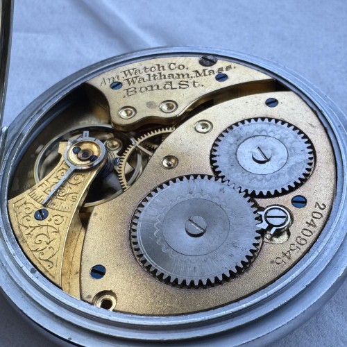 Waltham Pocket Watch: Serial Number 19797516 (Grade Bond St.)