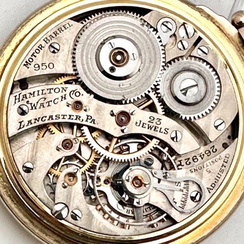 Hamilton Pocket Watch: Serial Number 2650300 (Grade 950E)