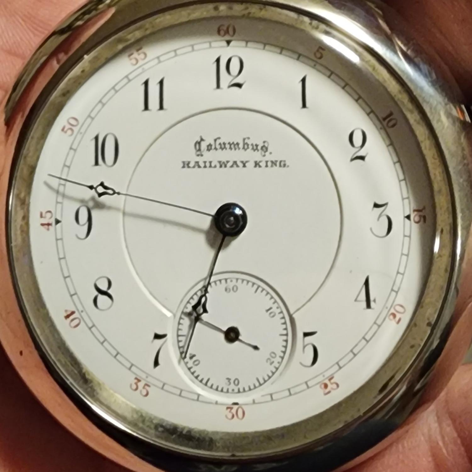 Columbus Watch Co. Grade Railway King Watch #364483 - 17s, 16j ...