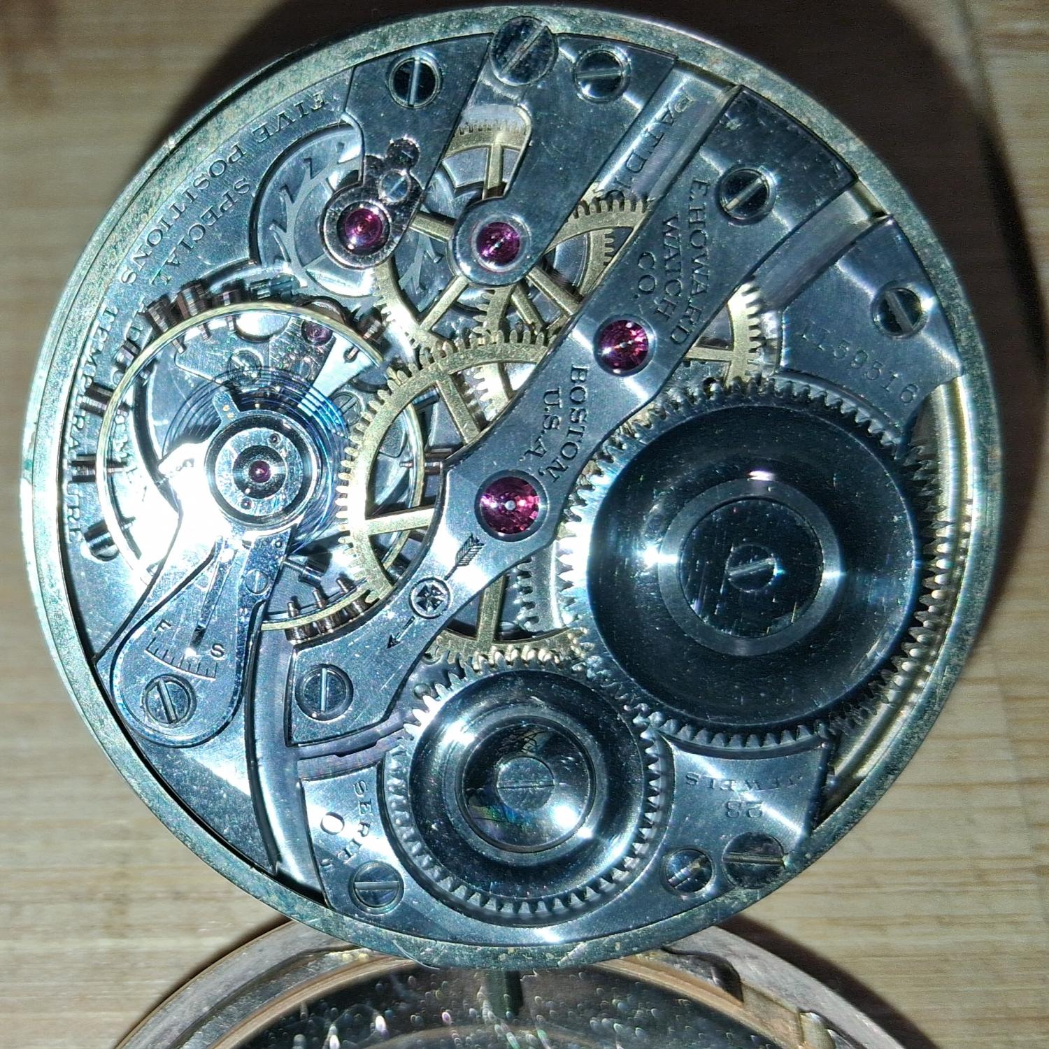E. Howard Watch Co. (Keystone) Grade Series 0 Watch #1159516 - 16s, 23j ...