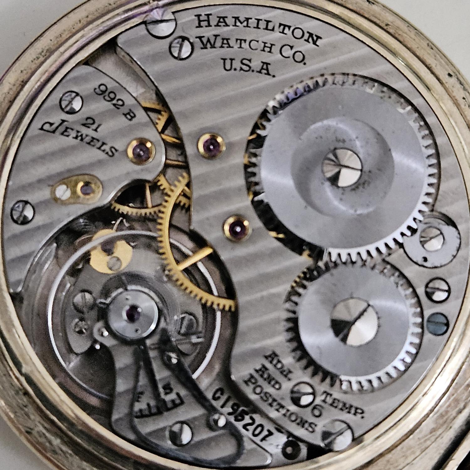 Hamilton Grade 992B Watch #C196207 - 16s, 21j - Uploaded by brownsrplm