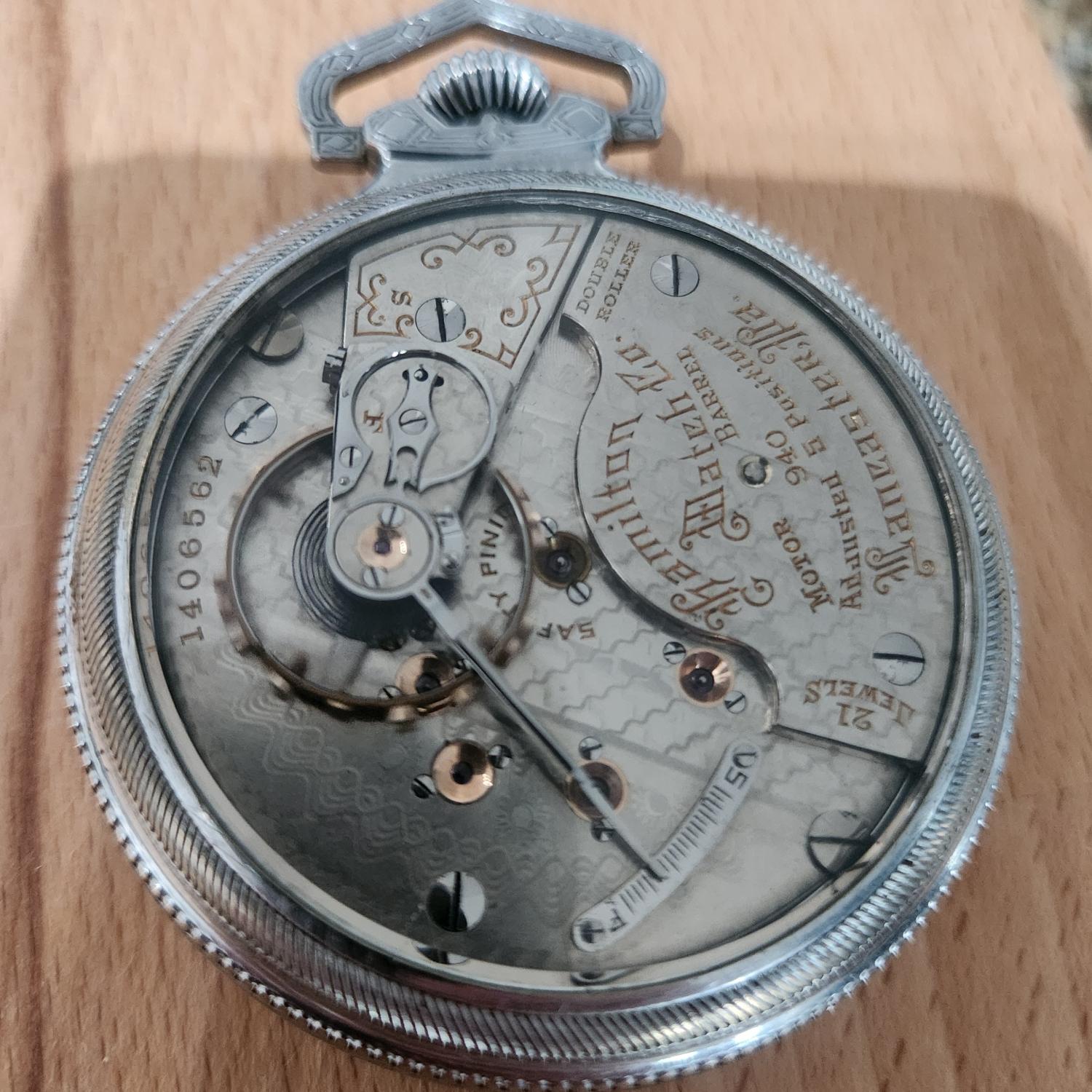 Hamilton Grade 940 Watch #1406562 - 18s, 21j - Uploaded by DKMack