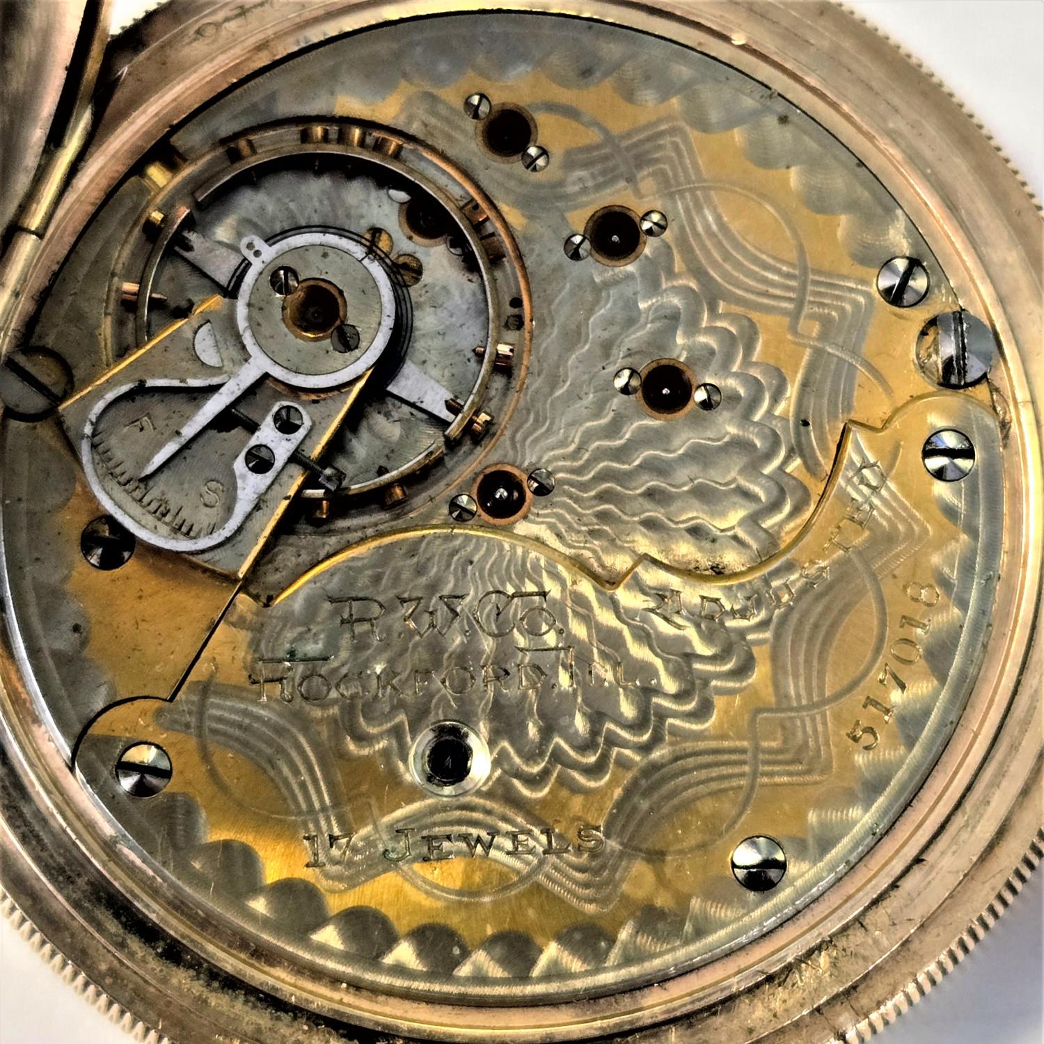 Rockford Grade 825 Watch #517018 - 18s, 17j - Uploaded by thodge0001