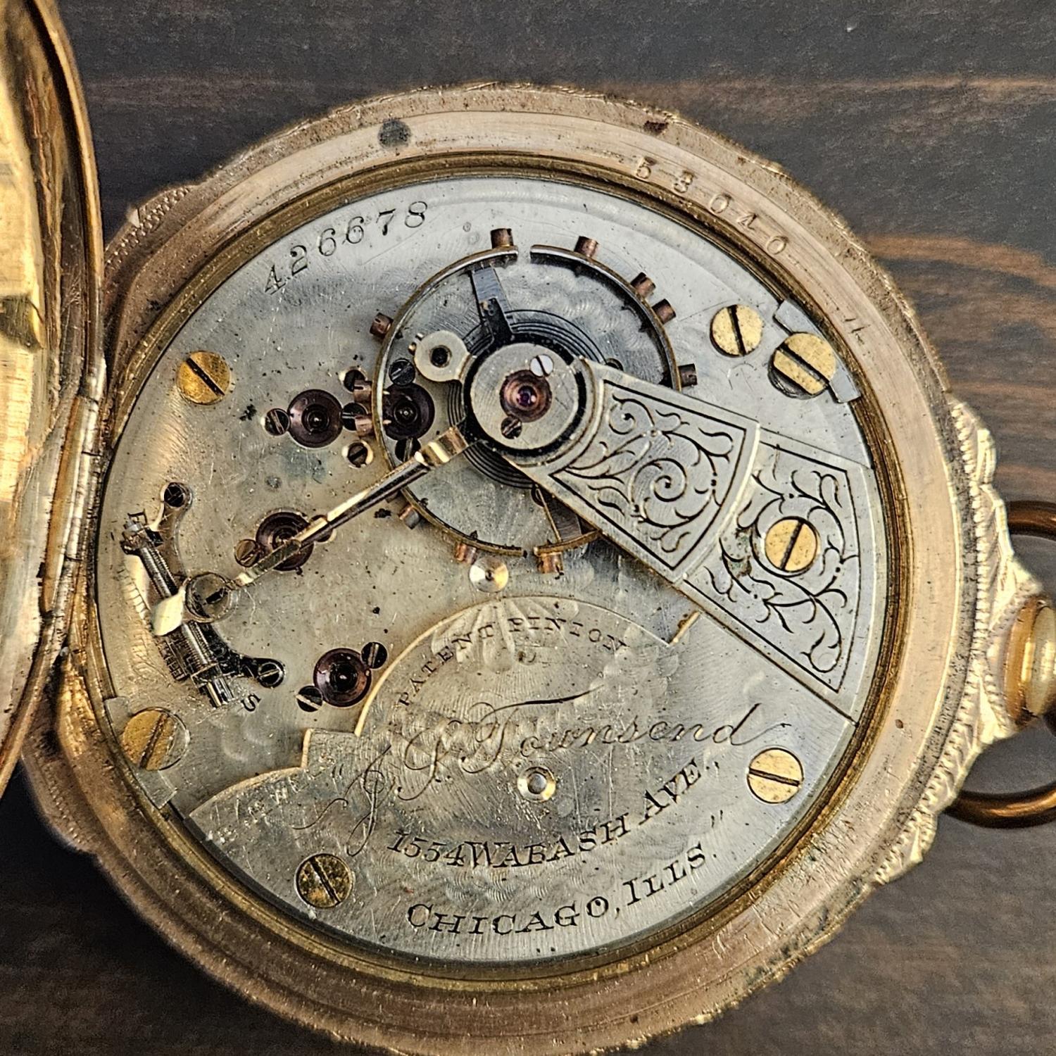 Hampden Grade No. 62 Watch #426678 - 18s, 15j - Uploaded by Joe1gen