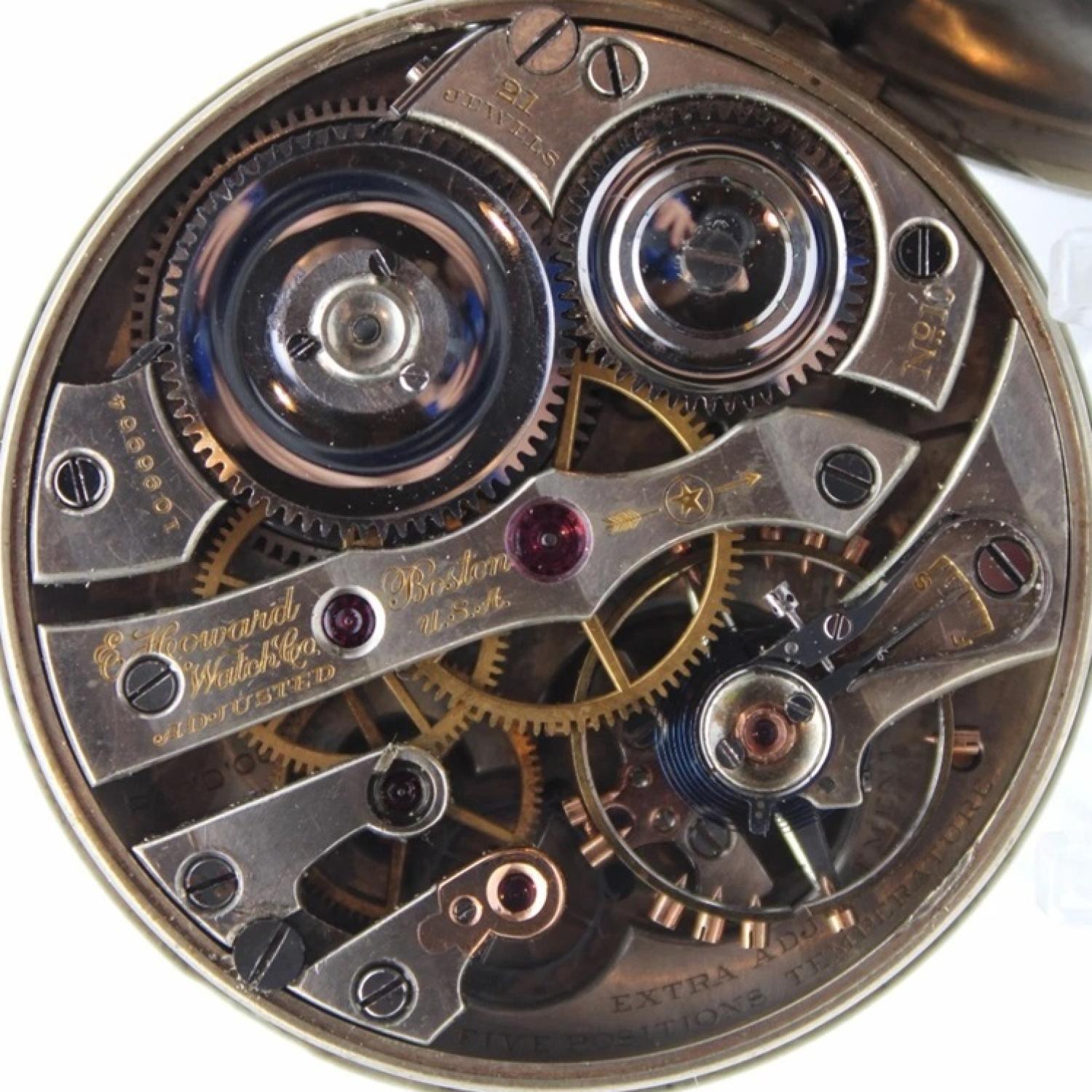 E. Howard Watch Co. (Keystone) Grade Series 1 Watch #1096964 - 16s, 21j ...