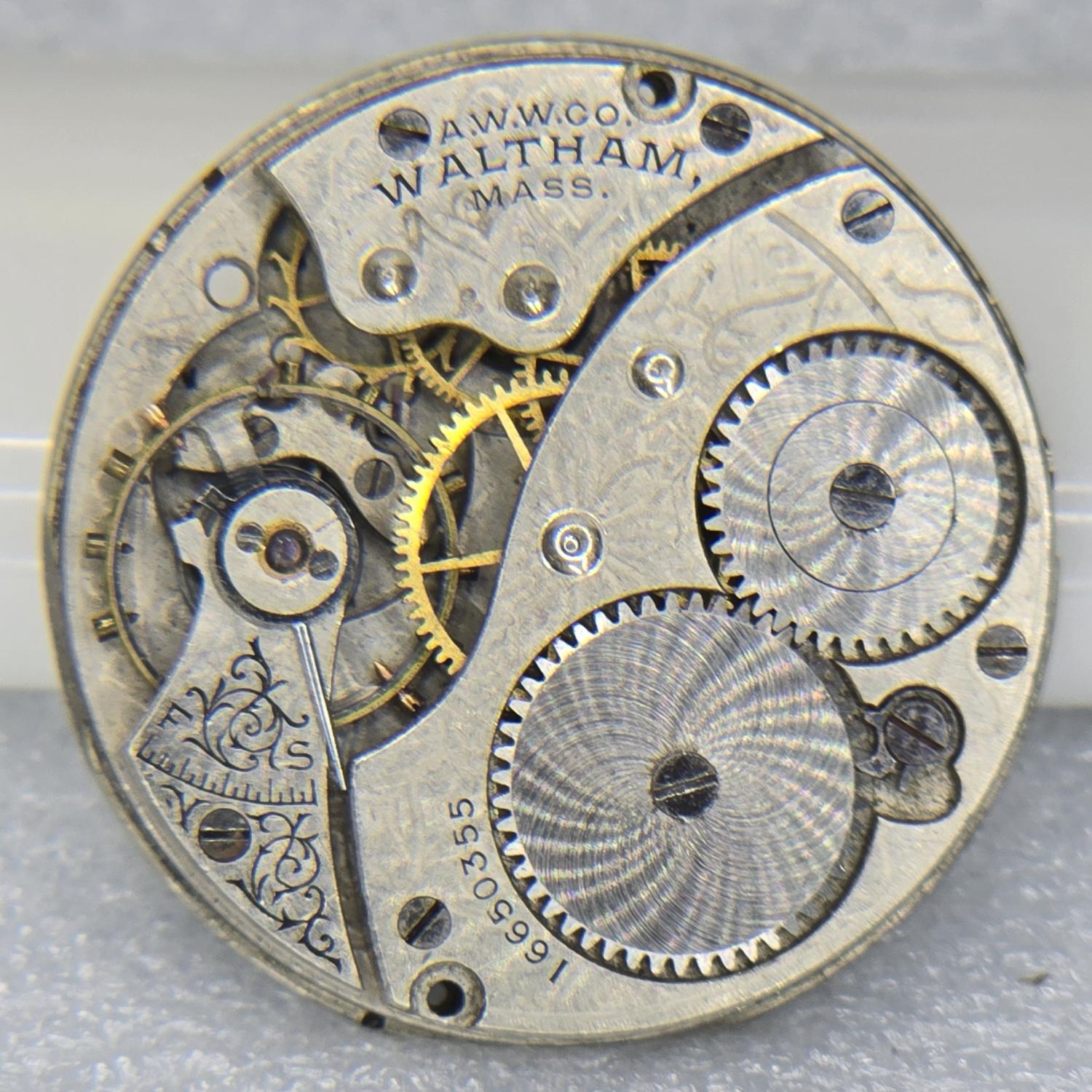 Waltham Grade No. 161 Watch #16650355 - 0s, 7j - Uploaded by Cspearing